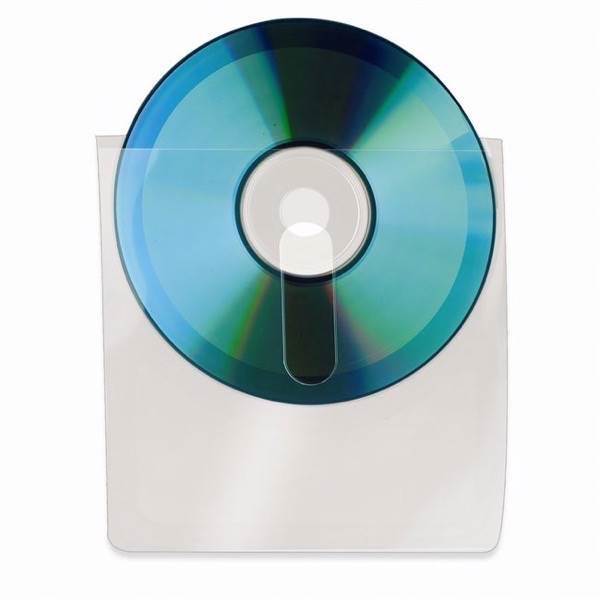 Self-Adhesive CD Pocket With Finger Hole - 1000 pcs.