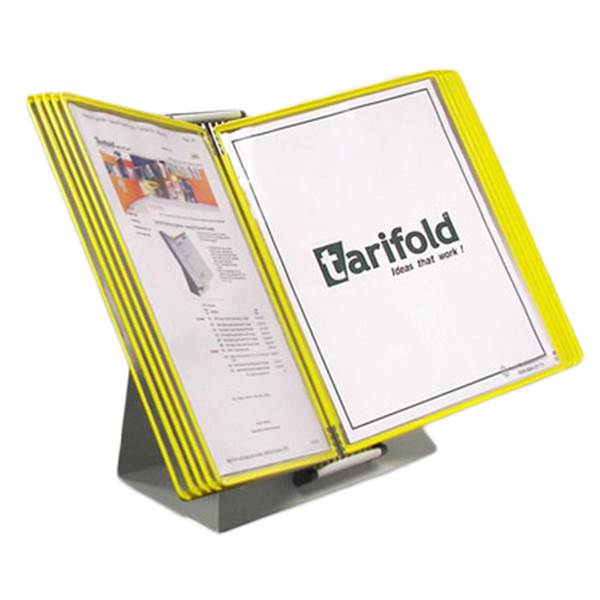 Desktop Organizer - 10 Yellow Pockets included