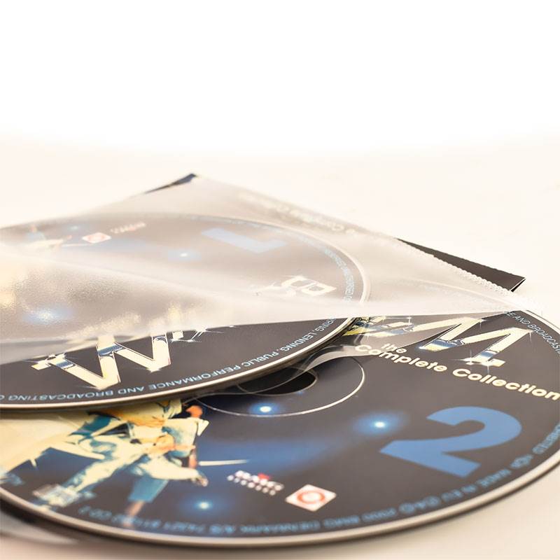 50 double CD sleeves for CD storage